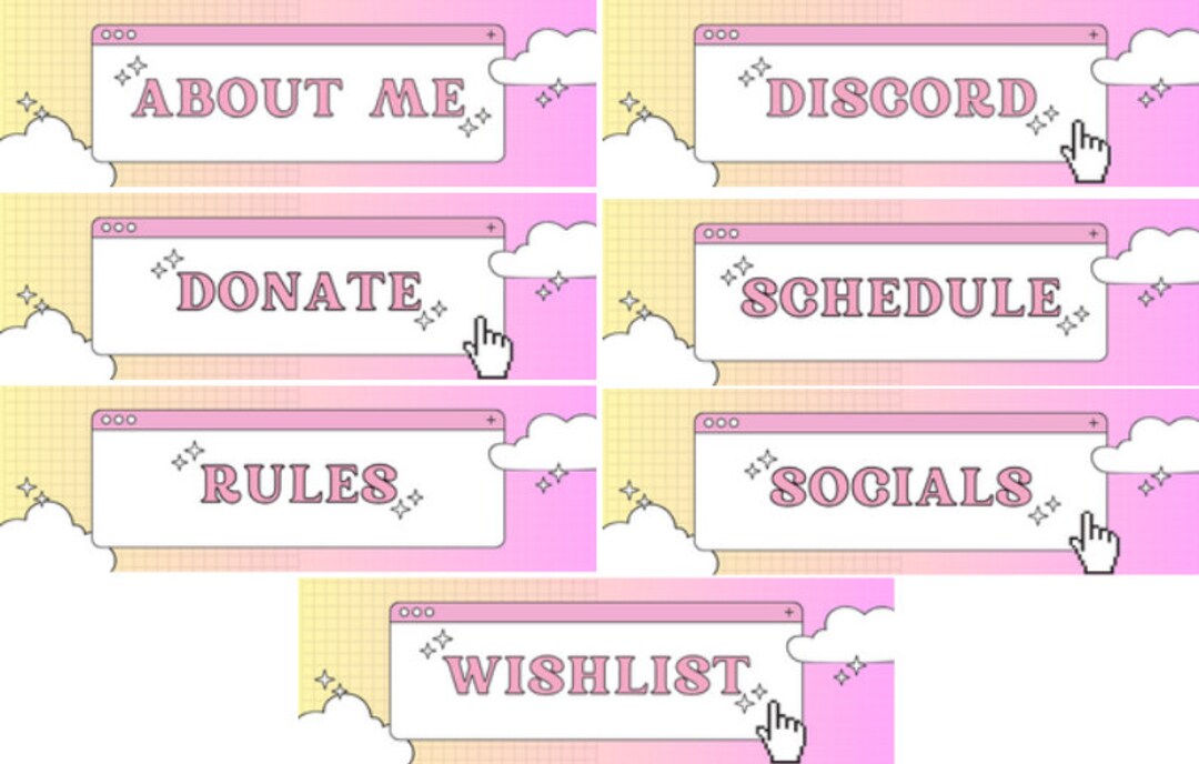 Twitch About Me Panels - Etsy