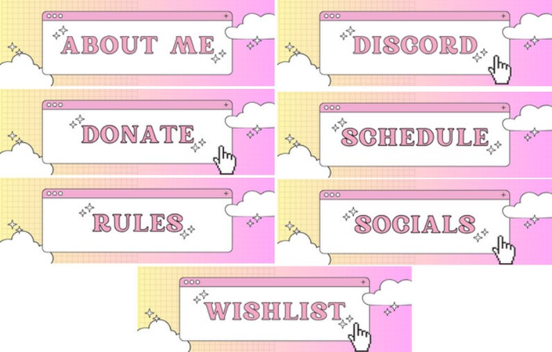 Twitch About Me Panels - Etsy