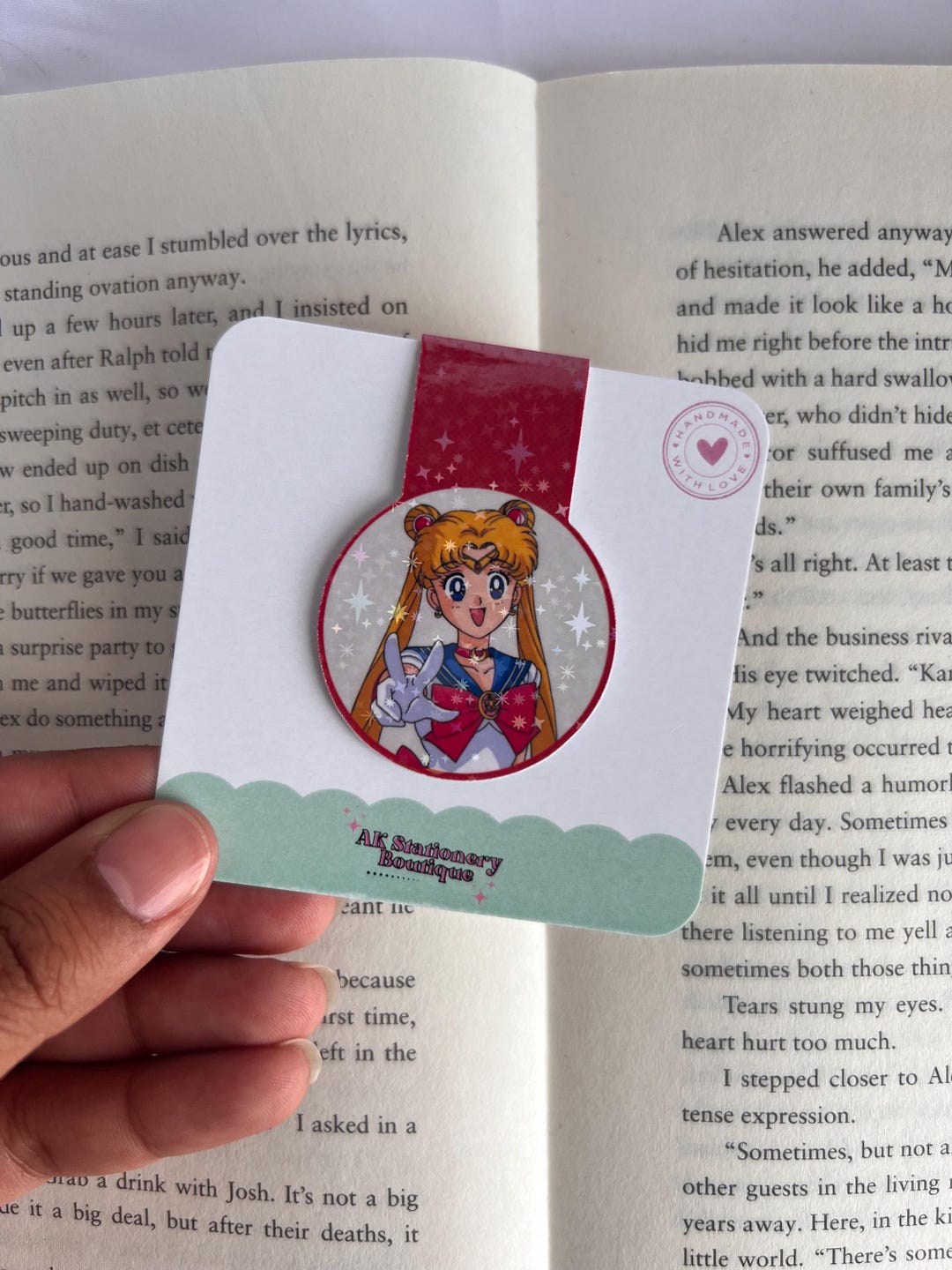 Sailor Moon Bookmark| Anime World| Bookish Gift| Book Accessories| Book ...