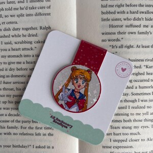 Sailor Moon Bookmark| Anime World| Bookish Gift| Book Accessories| Book ...