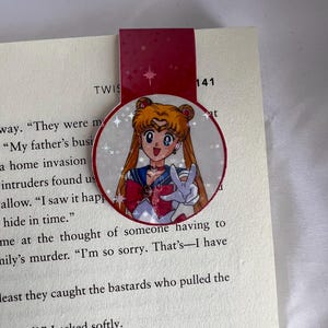 Sailor Moon Bookmark| Anime World| Bookish Gift| Book Accessories| Book ...