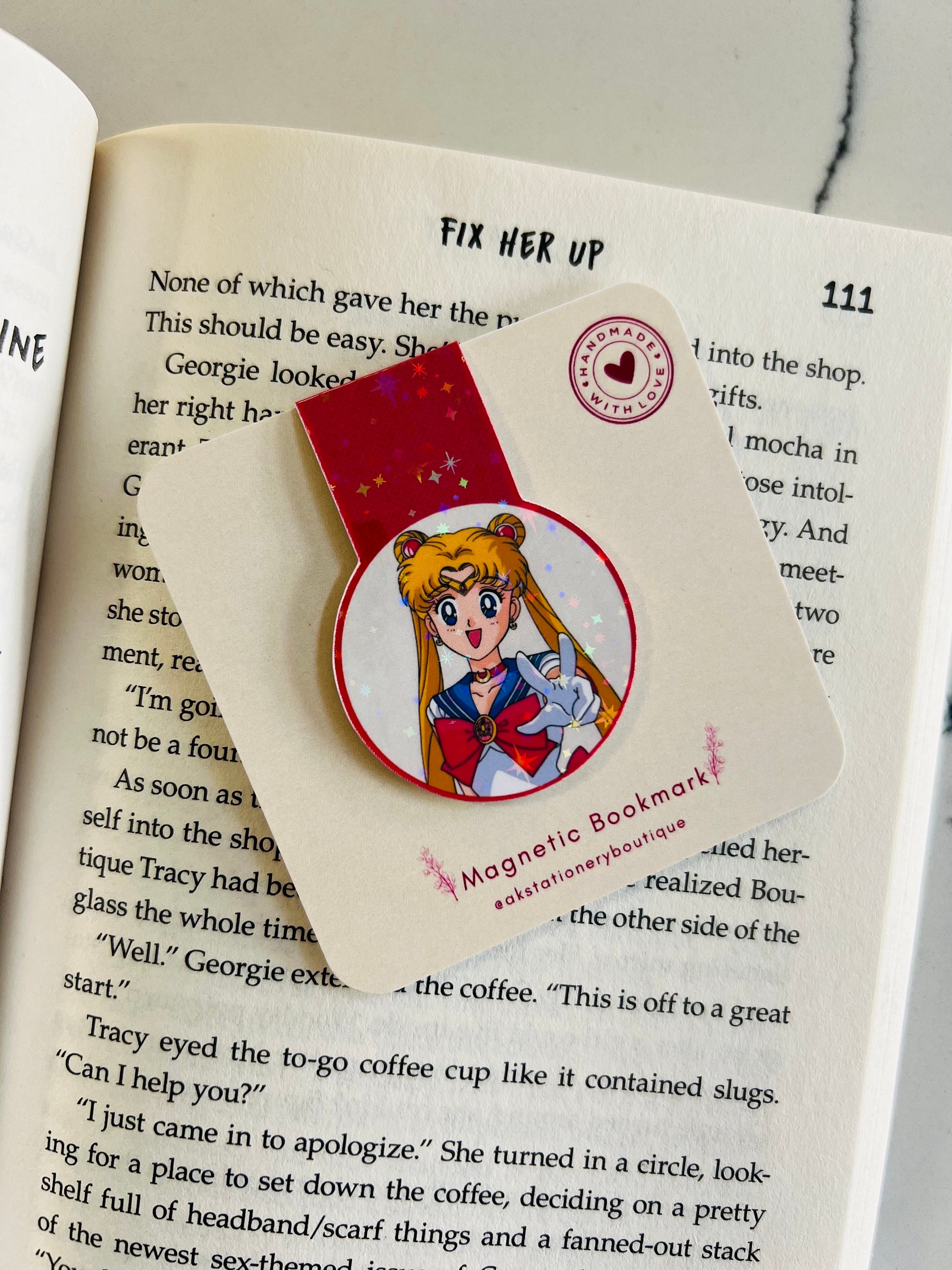 Sailor Moon Bookmark Anime World Bookish Gift Book Accessories Book ...