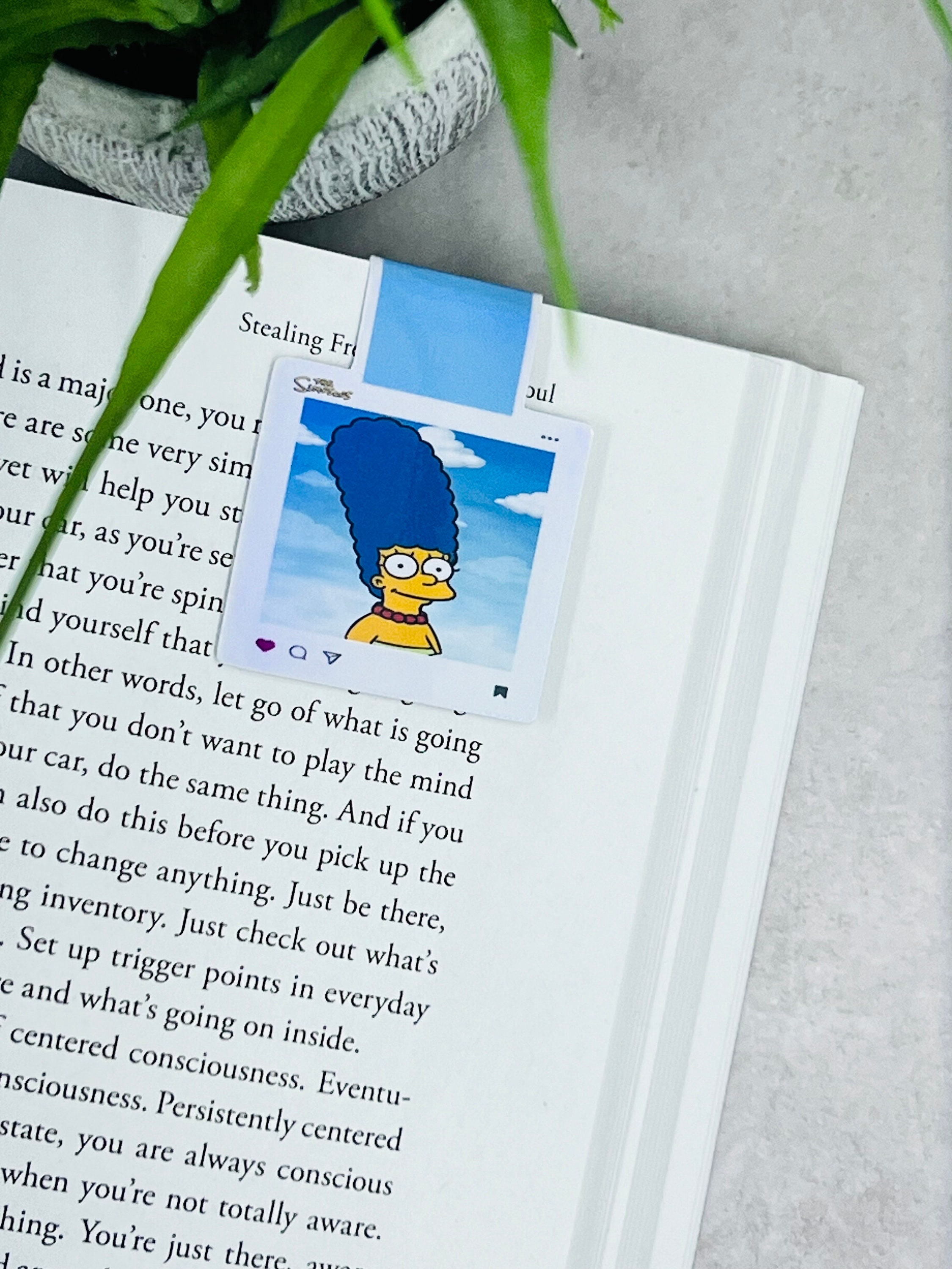 The Simpsons Inspired Bookmarks the Simpsons Magnetic Bookmarks ...