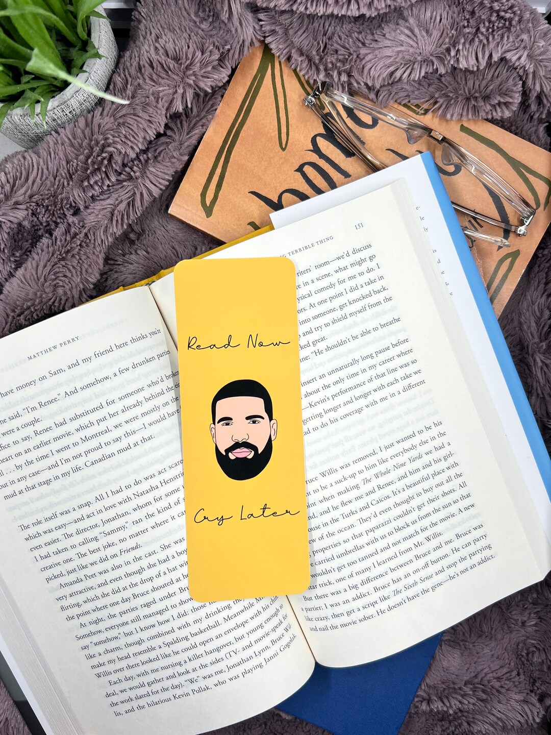 Drake Bookmarks Handmade Bookmark Laminated Gift for Book Lovers ...