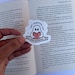 Nurse Pattern Bookmark, Handmade Laminated Bookmark, Book Lover Gift ...