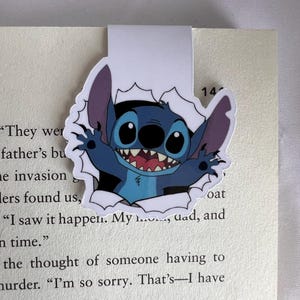 Stitch Magnetic Bookmark| Book Lovers Gift| Handmade| Bookish Gift ...