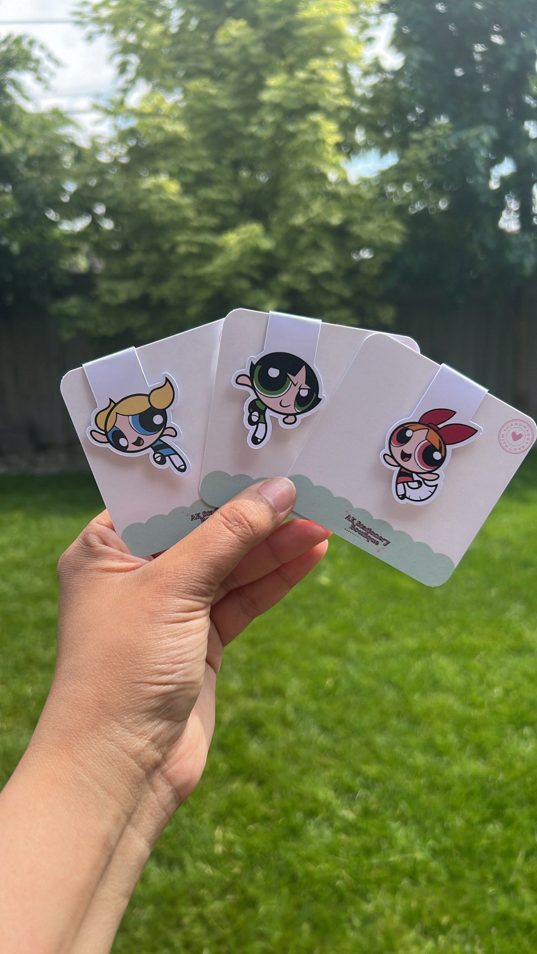 Powerpuff Girls Magnetic Bookmarks,book Lovers Gift,handmade,bookish ...