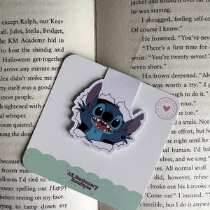 Stitch Magnetic Bookmark Book Lovers Gift Handmade Bookish Gift ...