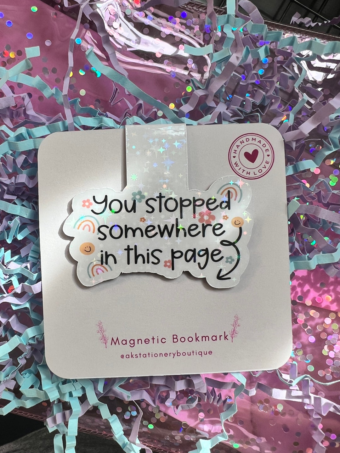 You Stopped Here Magnetic Bookmark Reading Essentials Book Lover Gifts ...