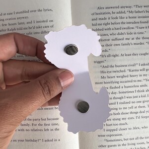 Stitch Magnetic Bookmark| Book Lovers Gift| Handmade| Bookish Gift ...