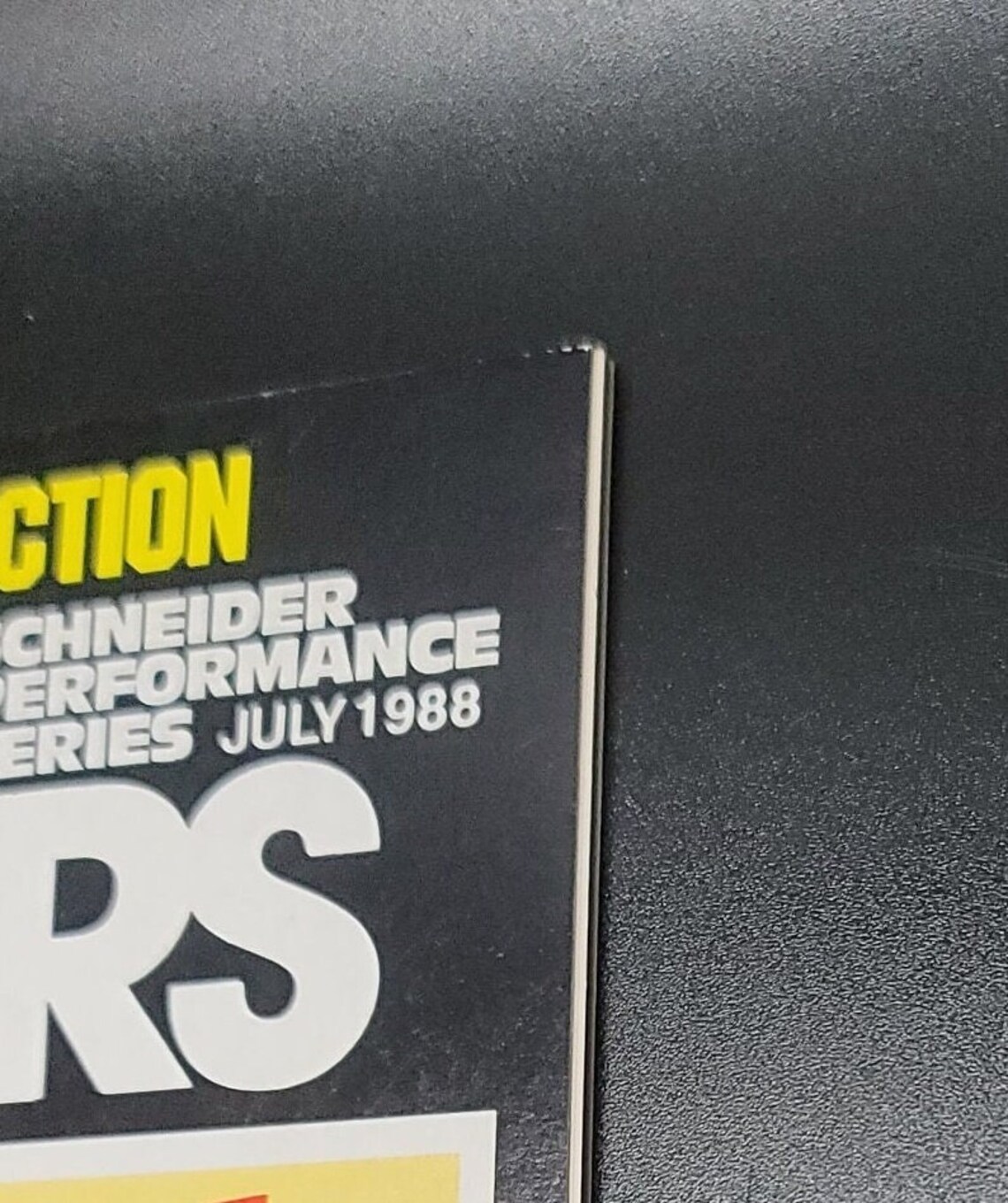 VINTAGE July 1988 Issue Muscle Cars Magazine. Muscle Tests. Schneider ...