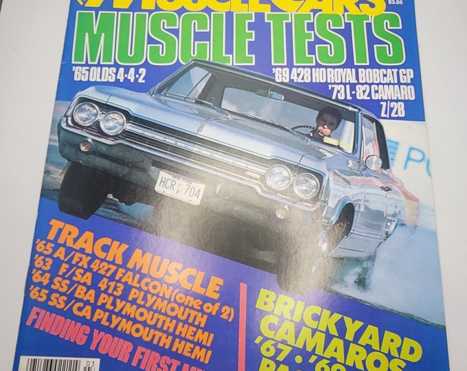 VINTAGE 1988 Issue Muscle Cars Magazine. Muscle Tests. Schneider ...