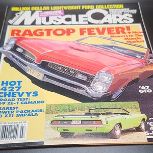 VINTAGE July 1988 Issue Muscle Cars Magazine. Muscle Tests. Schneider ...