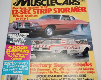 VINTAGE July 1988 Issue Muscle Cars Magazine. Muscle Tests. Schneider ...