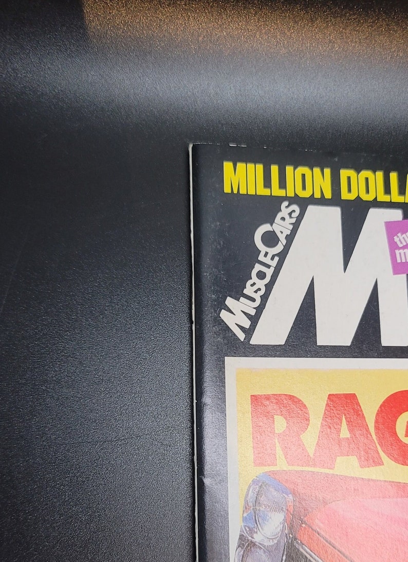 VINTAGE July 1988 Issue Muscle Cars Magazine. Muscle Tests. Schneider ...