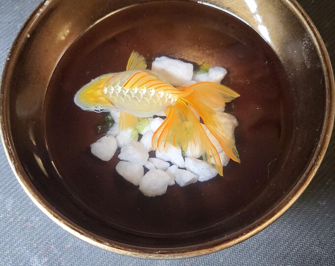 3D Koi Fish Goldfish Resin Hand Painting Unique Gift for Fish Lovers ...