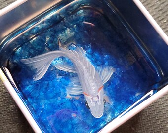 3D Koi Fish Goldfish Resin Hand Painting Unique Gift for Fish Lovers ...