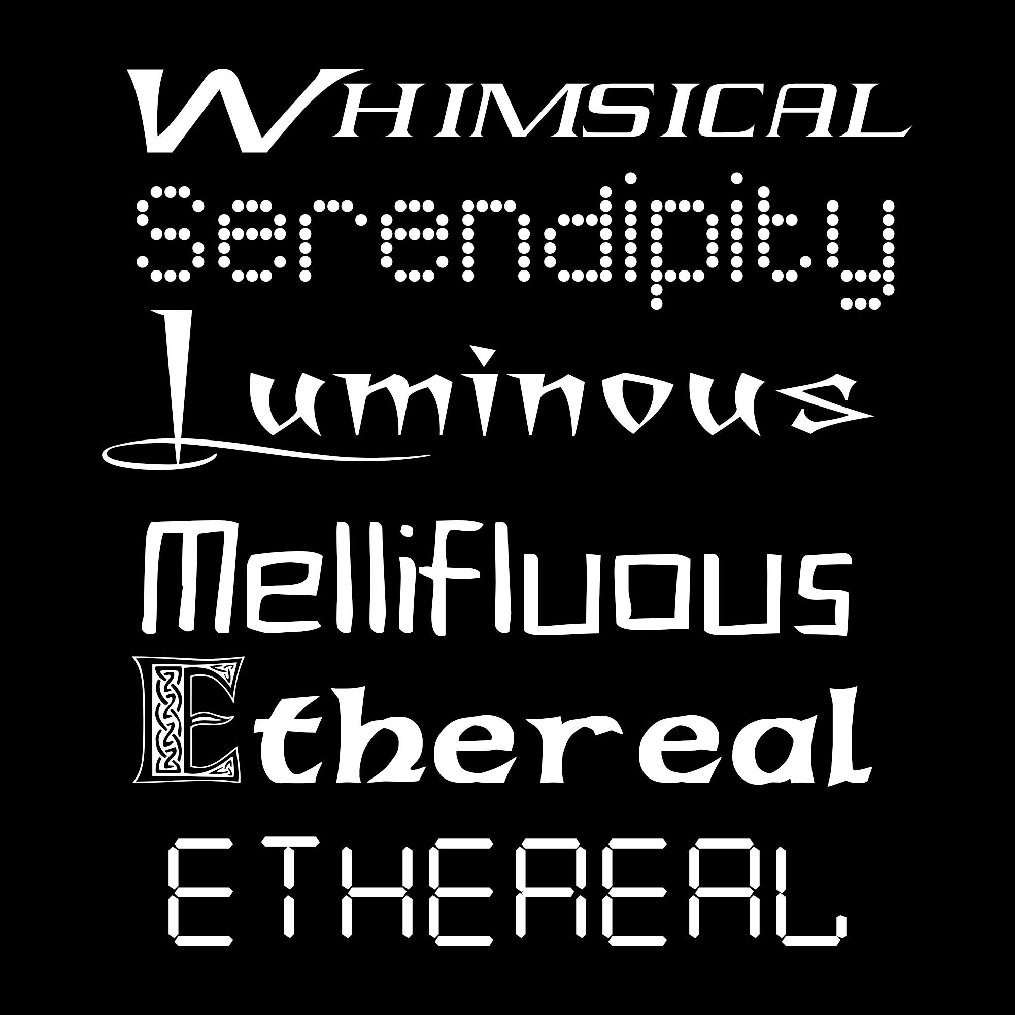 5500 Fonts, MEGA XXL Bundle, All Style, 2024 Collections, Handwritten ...