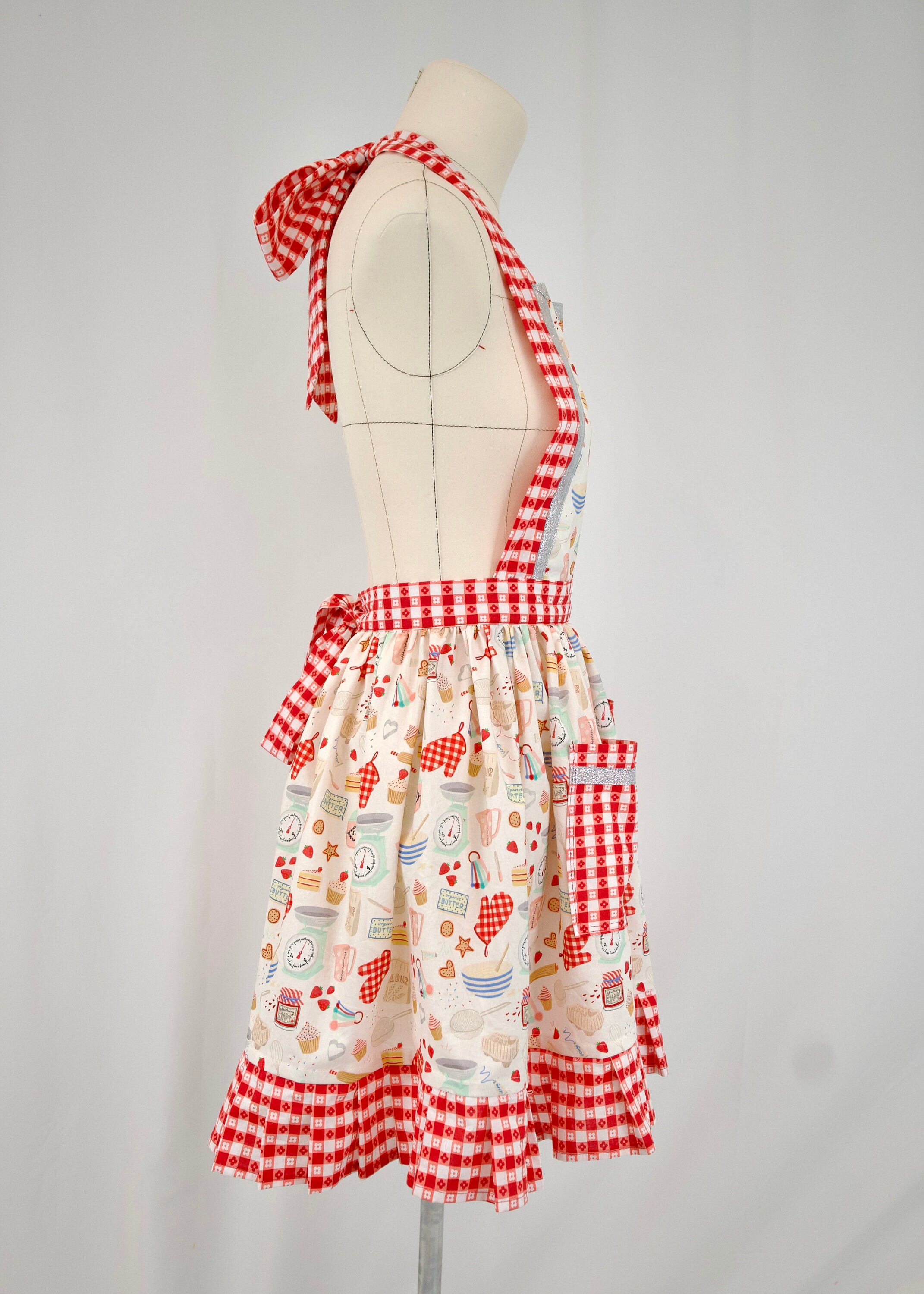 Pinny Bib Apron Vintage 40s/50s-style Baking Supplies - Etsy