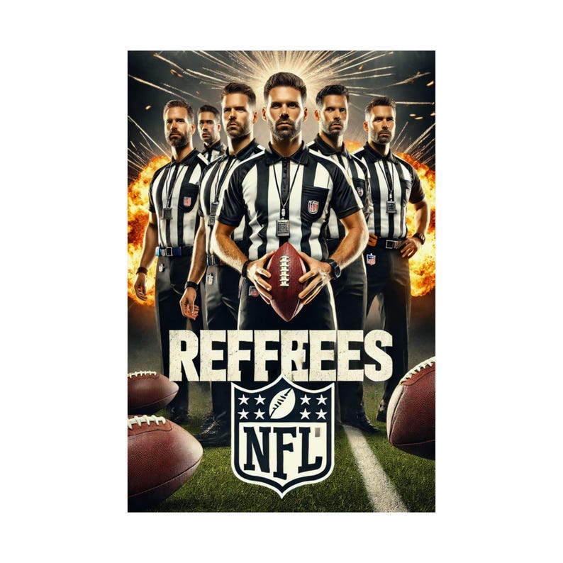 NFL Poster Team Referees - Etsy