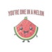 Watermelon Pun Sticker - Etsy