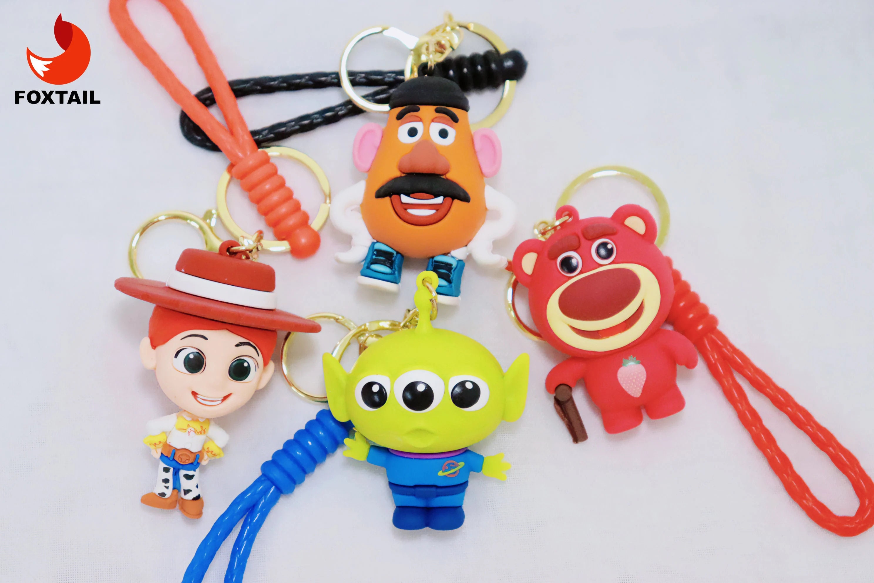 Toy Story Keychain Woody Buzz Lightyear Backpack Accessory Cartoon Car ...