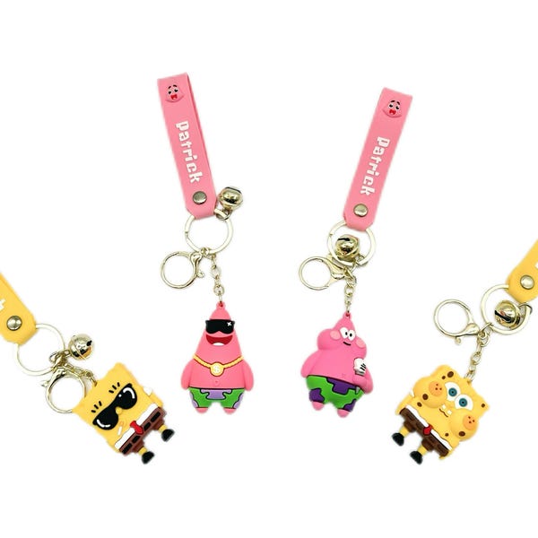 Spongebob Keychain - Etsy