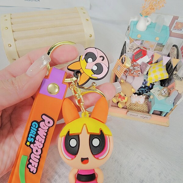 Powerpuff Girls Keychain - Etsy