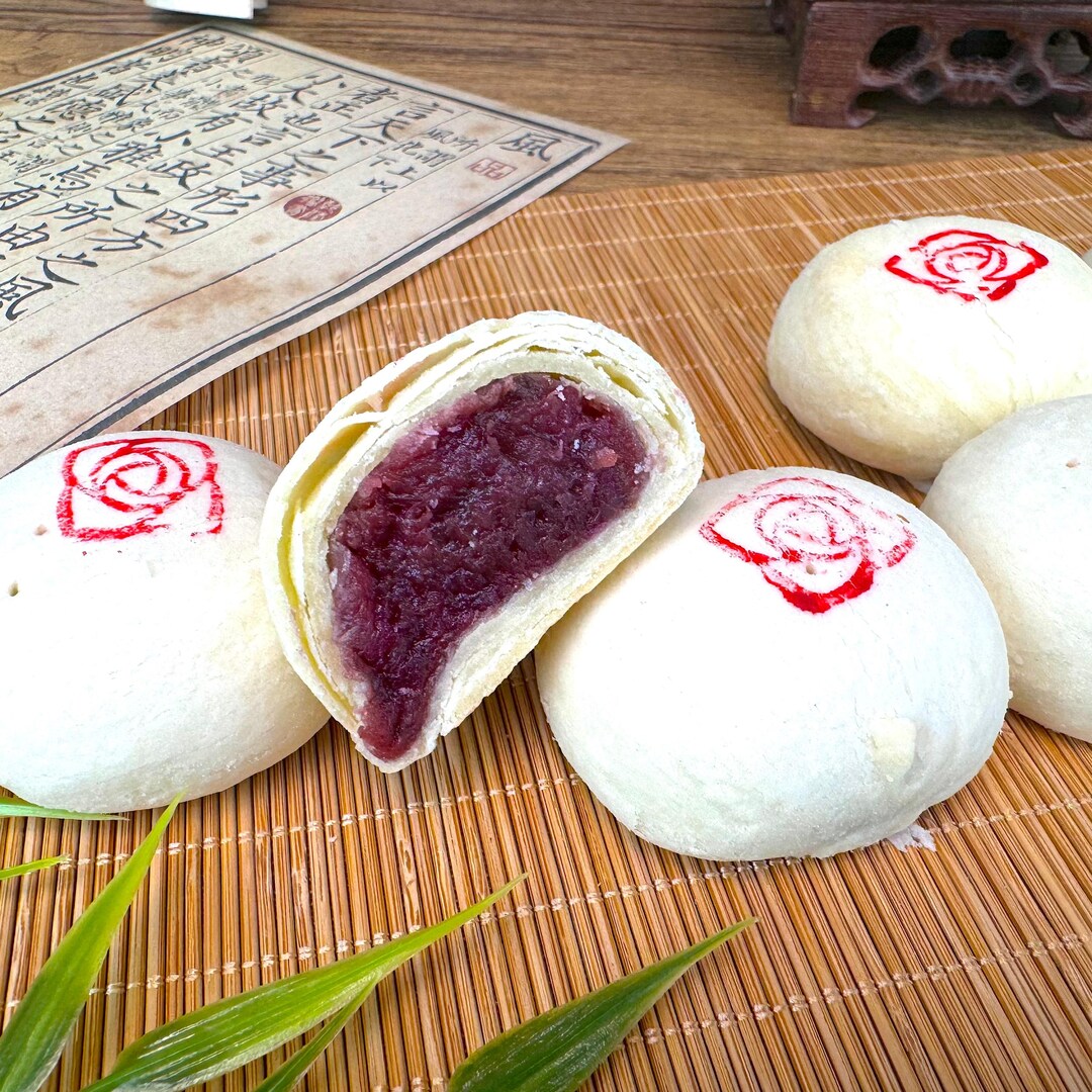 Jueguo Rose Cake – Asian Snack/white Crispy Pastry/traditional Chinese ...