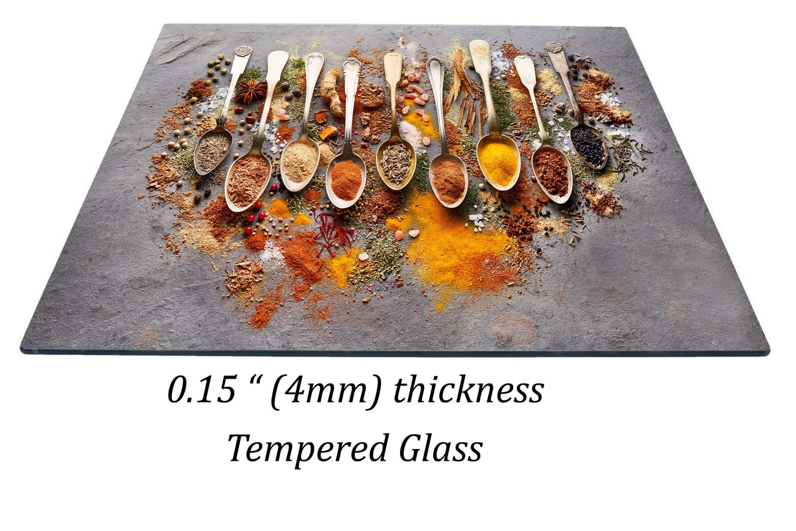 Tempered Glass Wall Art, Food & Cooking Art, Home Decor, Glass Printing ...