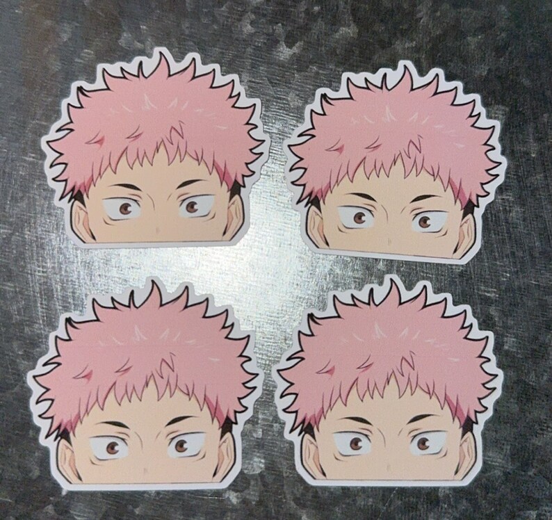 2 Yuji Itadori Vinyl Sticker - Etsy