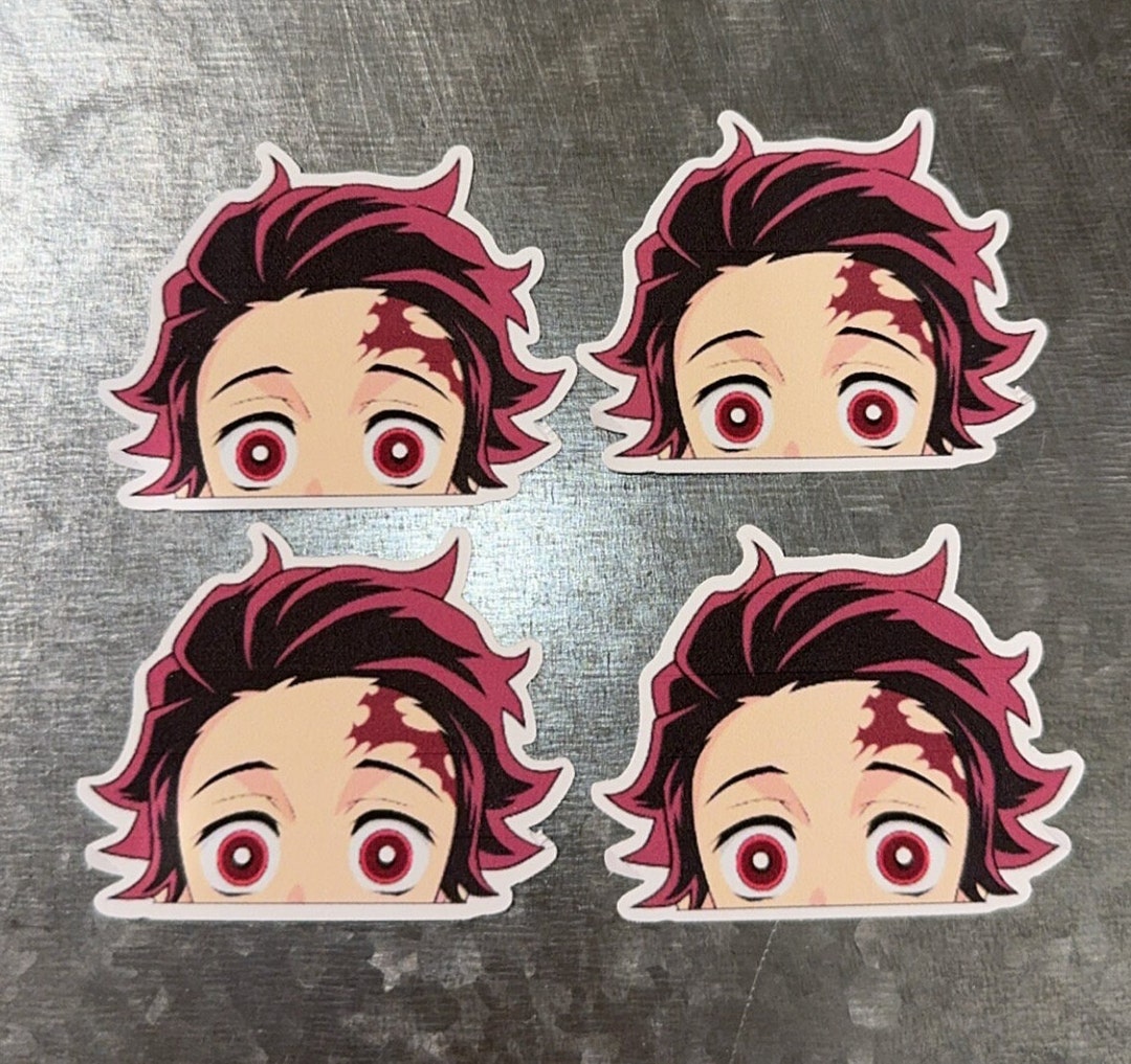 2 Tanjiro Kamado Demon Slayer Vinyl Sticker - Etsy