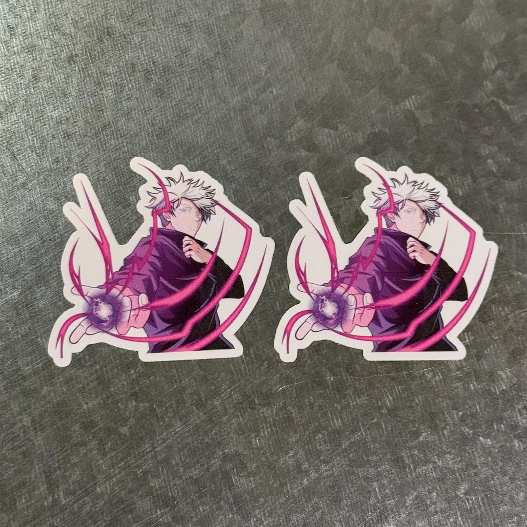 2 Satoru Gojo Hollow Purple Jujutsu Kaisen Vinyl Sticker x2 - Etsy