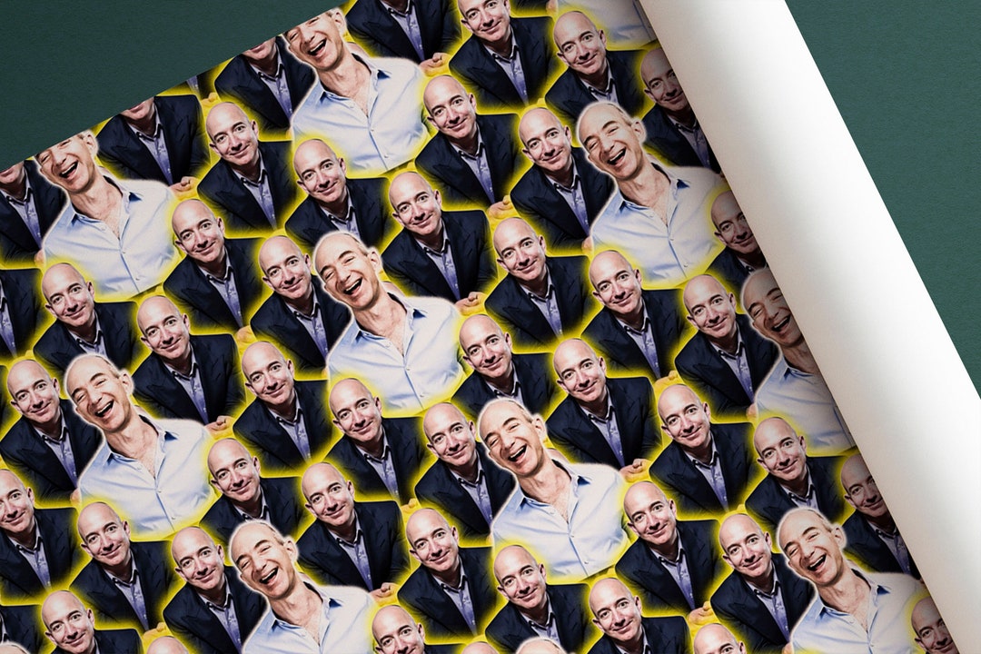 Jeff Bezos Wrapping Paper Custom Wrapping Paper Jeff Bezos Gift Wrap - Etsy