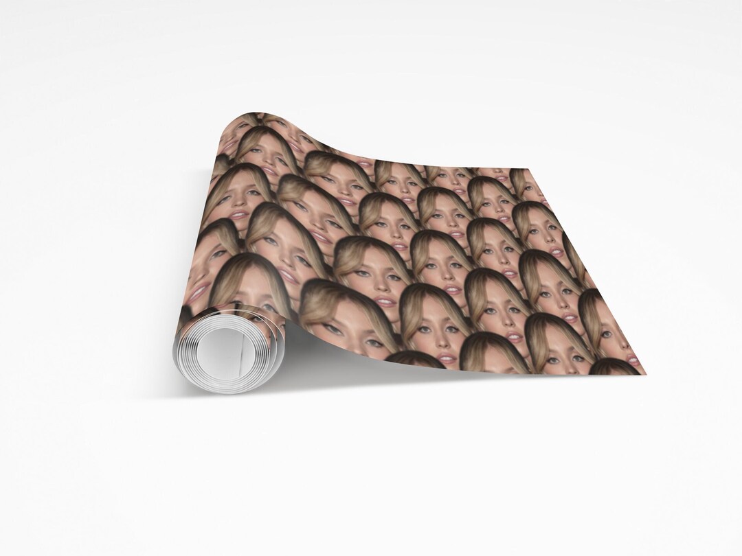 Sydney Sweeney Wrapping Paper Custom Wrapping Paper Sydney Sweeney Gift ...