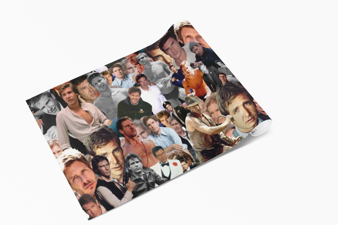 Harrison Ford Wrapping Paper Custom Wrapping Paper Young Harrison Ford ...