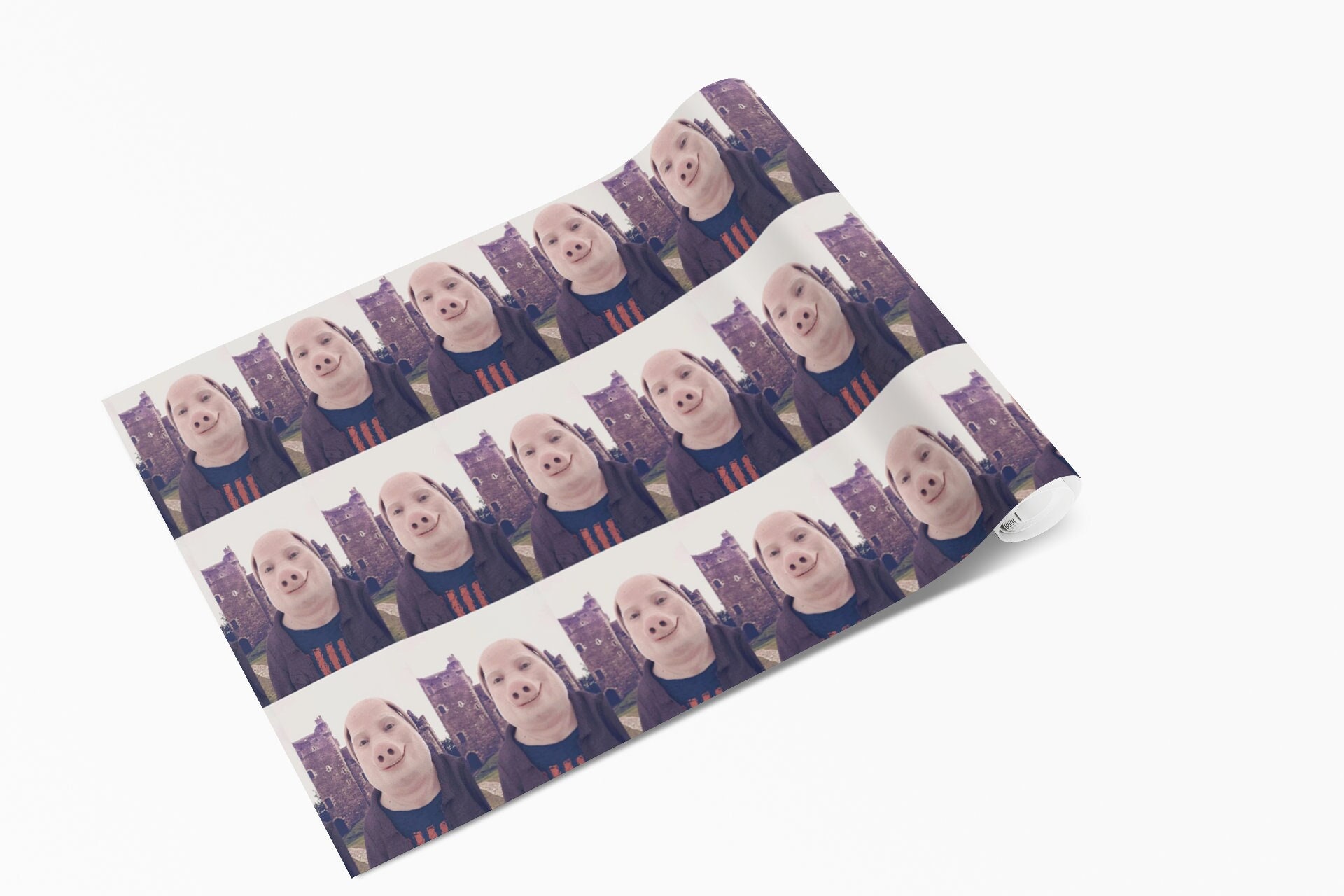 John Pork Wrapping Paper Funny Wrapping Paper John Pork Gift Wrap - Etsy