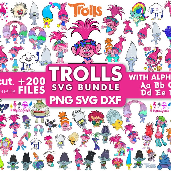 Trolls Svg - Etsy