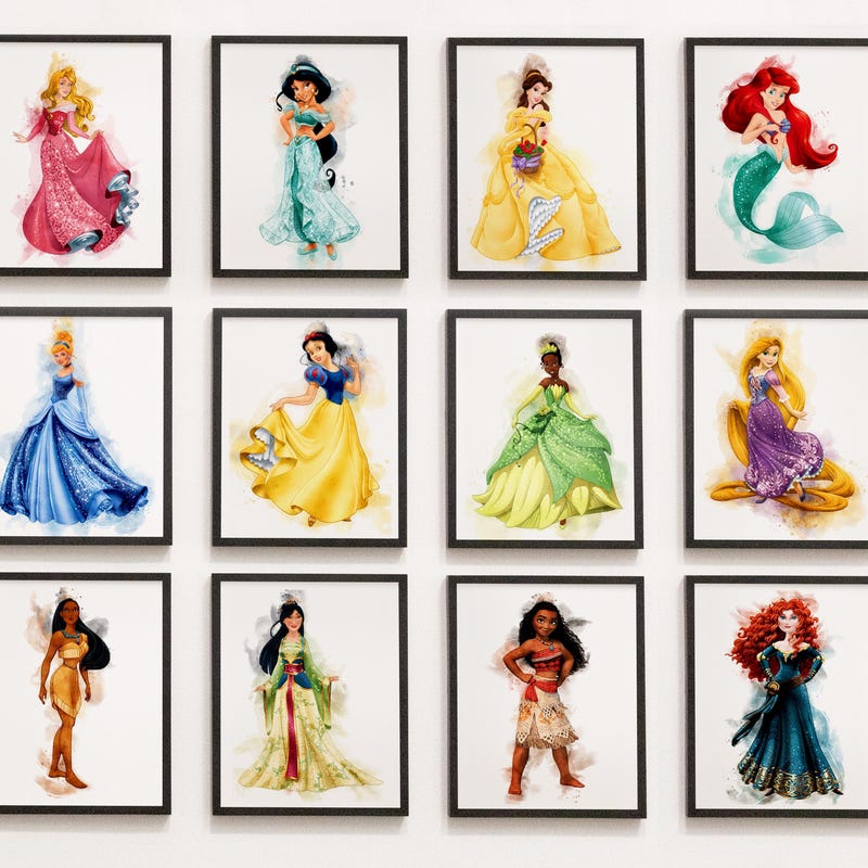 Princess Wall Art - Etsy