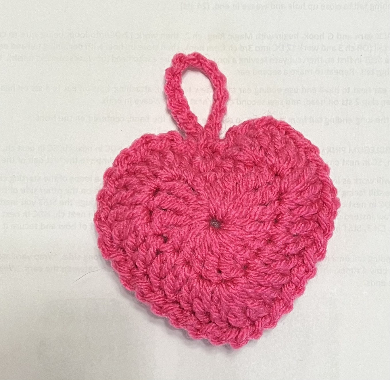 Hanging Crochet Stuffed Heart - Etsy