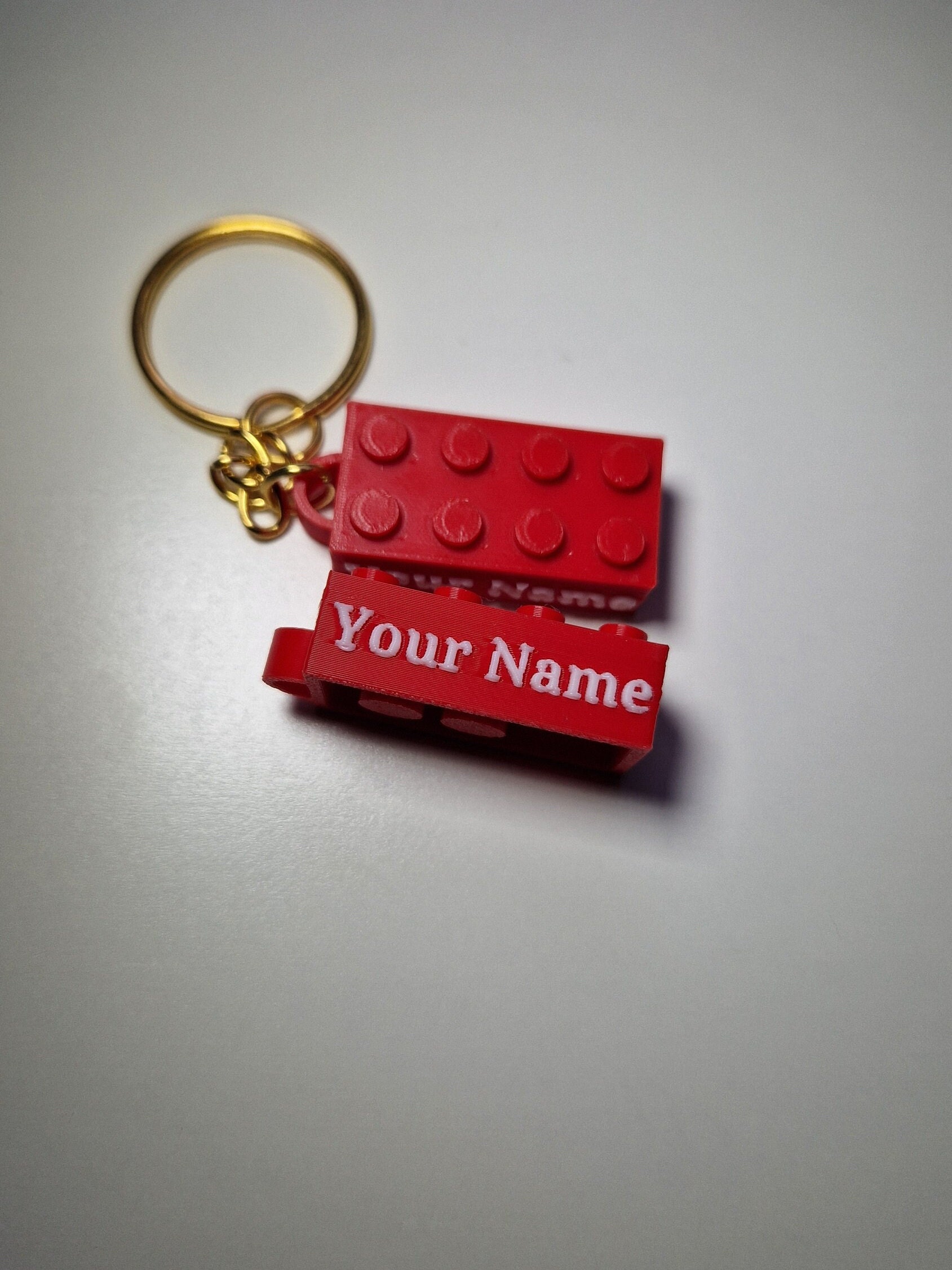 Customized Lego 2x4 Brick Keychain With Your Name - Your Mini ...