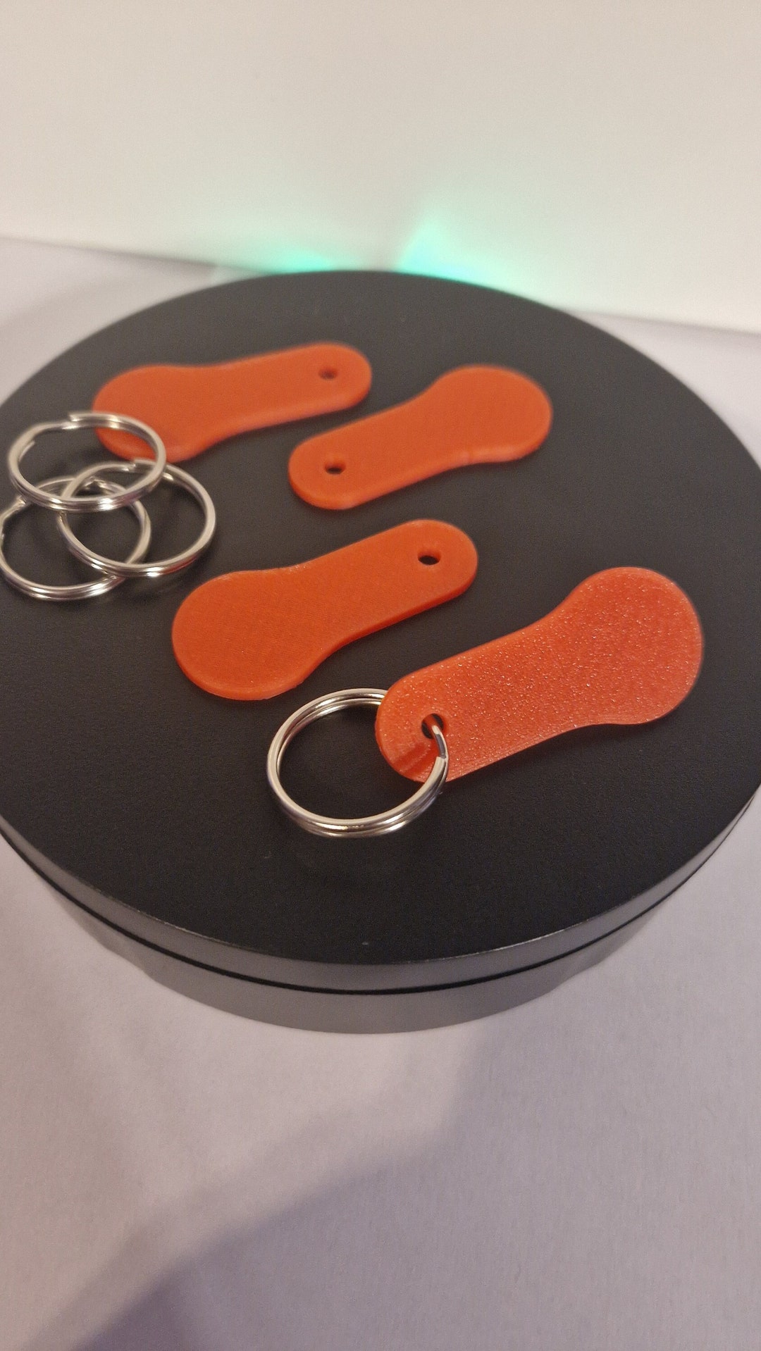 Pack of 4 Shopping Trolley Token Key Chain, Removable Shopping Trolley ...