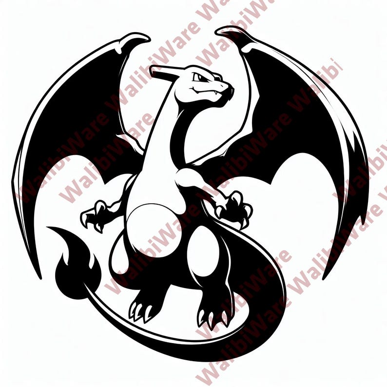 Charizard 1 SVG PNG - Etsy