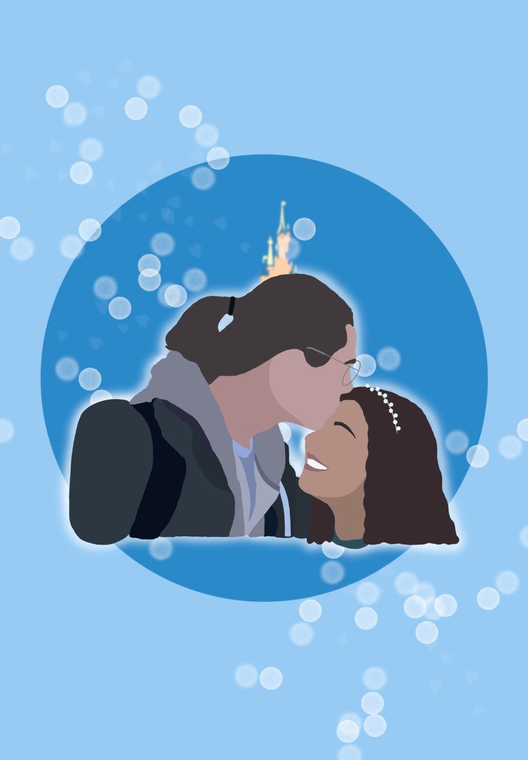 Faceless Portrait, Digital Illustration, Personalized Illustration ...