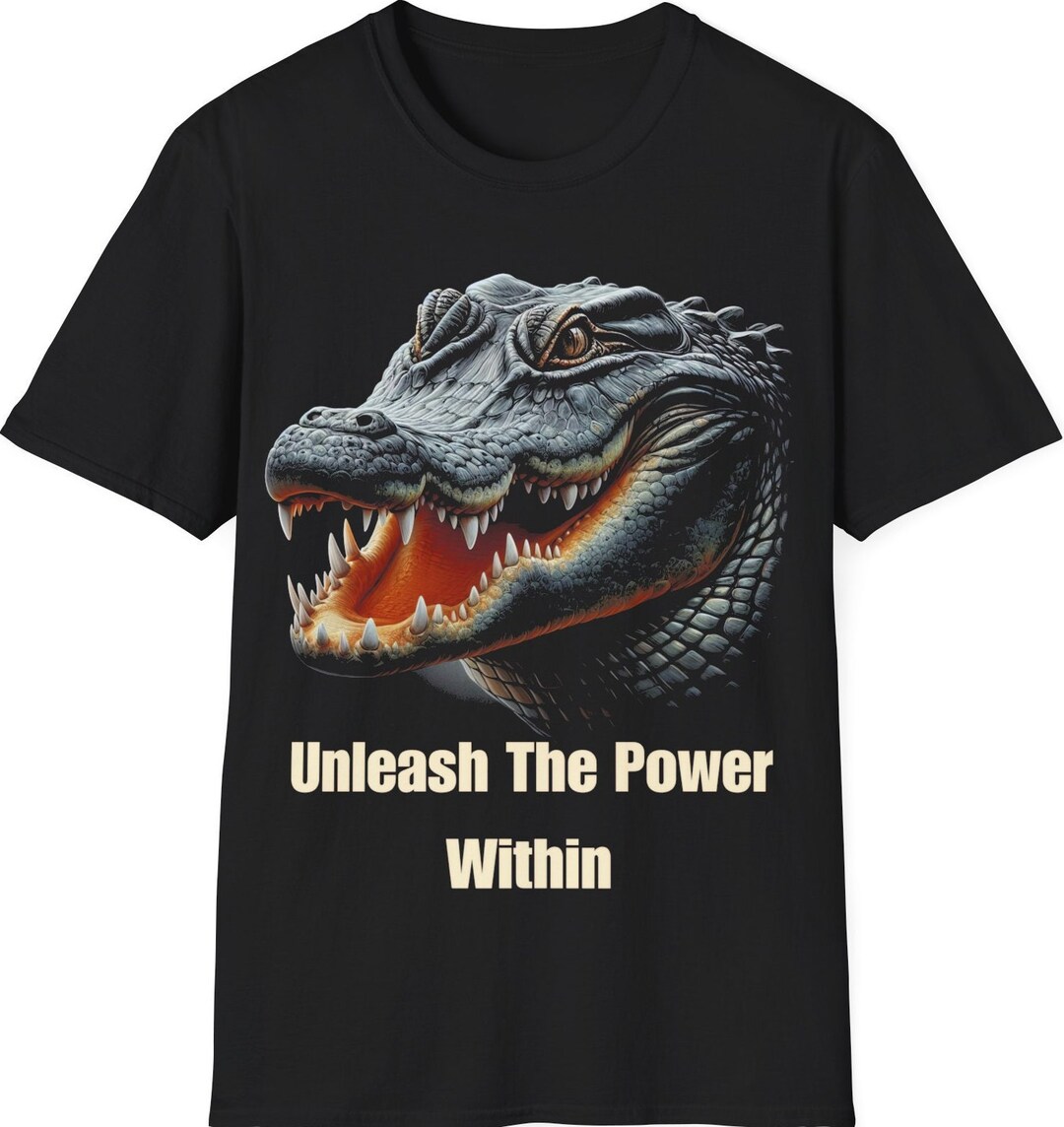 Alligator T-shirt, Crocodile Shirt, Alligator Tee, Croc Graphics T Shirt, Reptile T-shirt, Wild ...