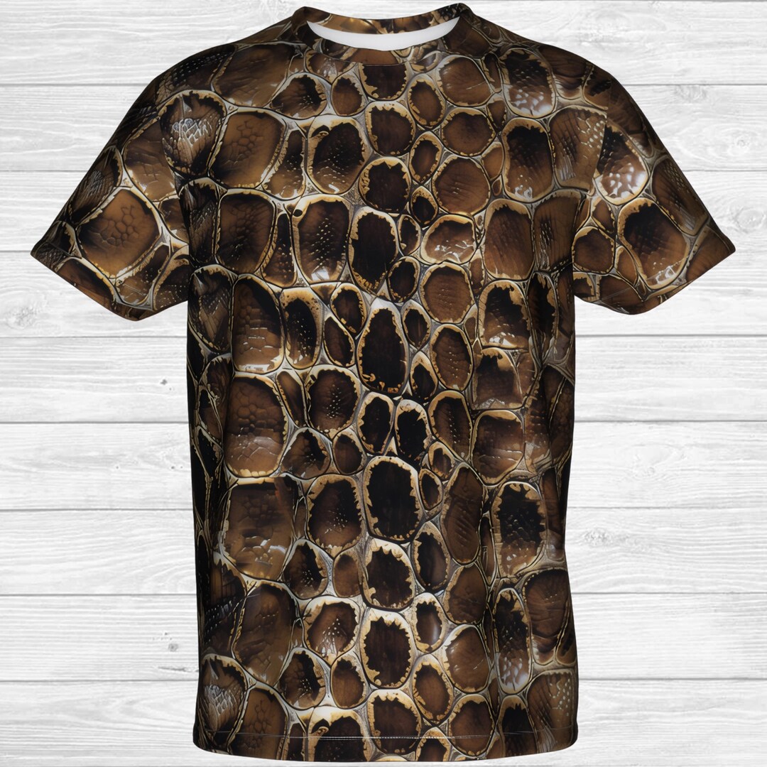 Snake Skin Pattern 2 All Over Print T-shirt,snakeskin Tee,snakeskin ...
