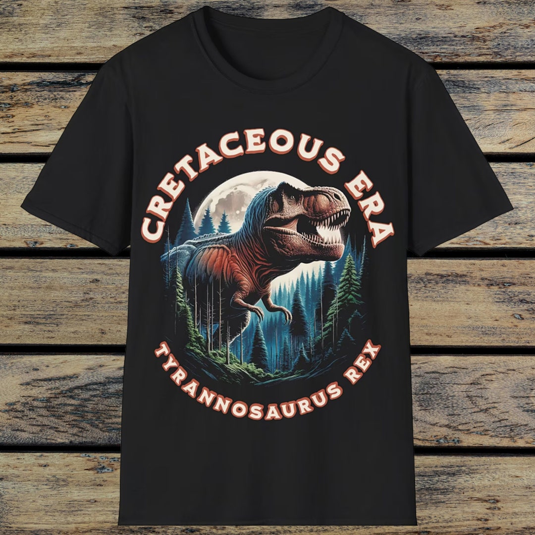 Dinosaur T-rex T-shirt, Graphic T-rex Shirt, Tyrannosaurus Tee ...