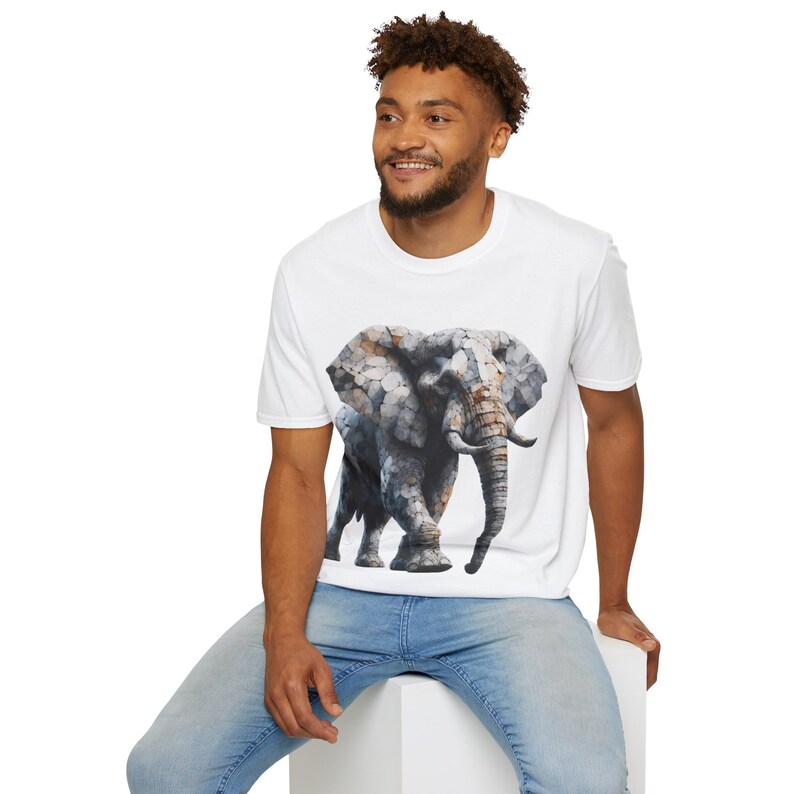 Stone Elephant T-shirt, Elephant Graphic Tee, Elephant Sweatshirt ...