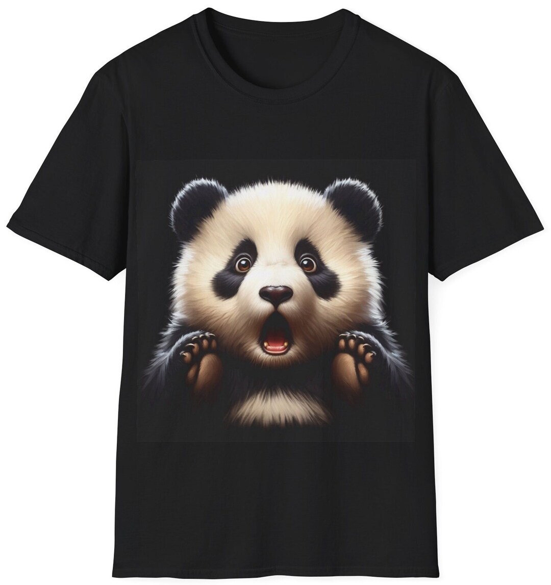 Funny Panda T-shirt, Panda Bear Tshirt, Cute Panda Tee, Panda Lover ...