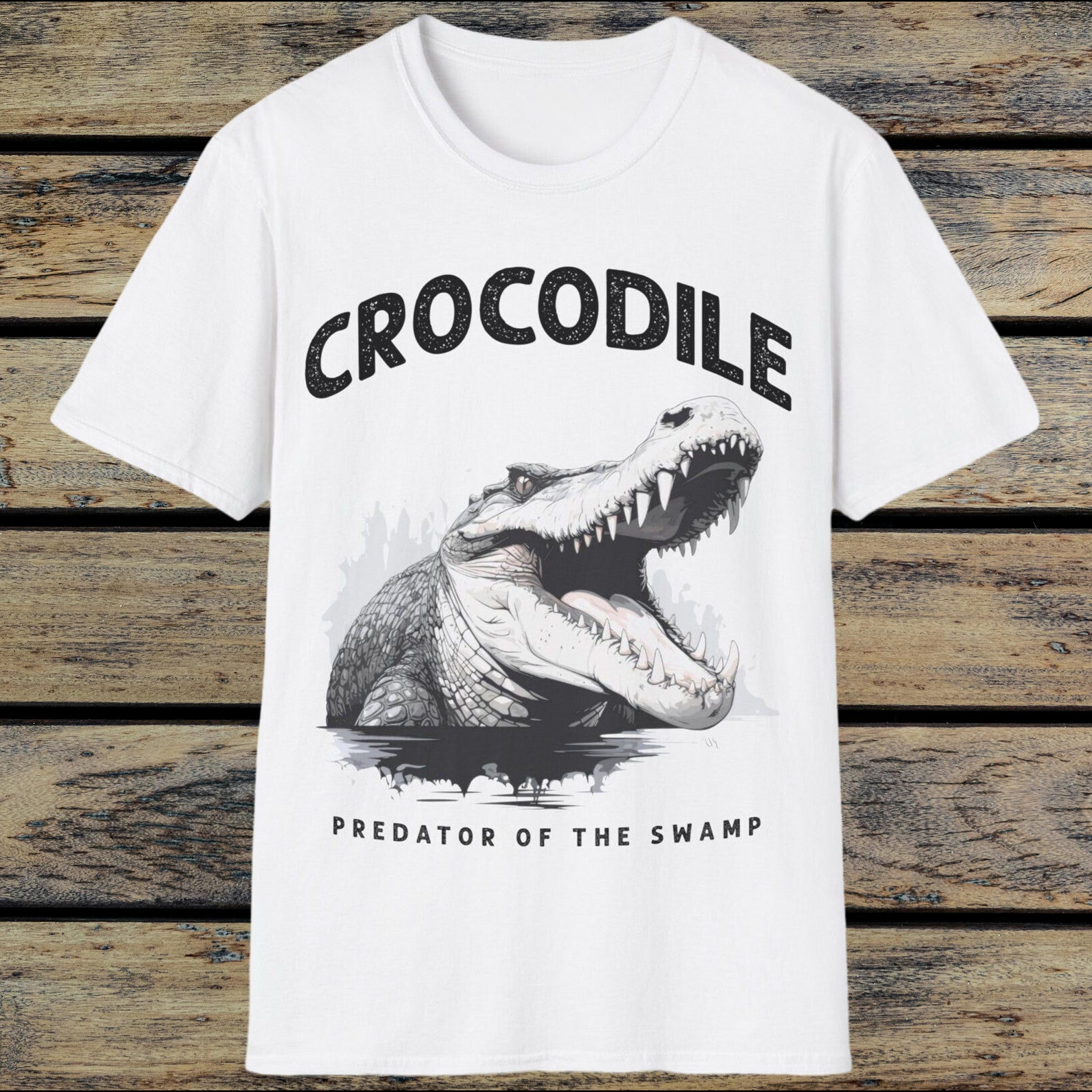 Crocodile Shirt, Animal Shirt, Wild Alligator T-shirt, Funny Animal ...